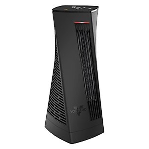 Vornado AVH2 Advanced Whole Room Heater with Automatic Climate Control, Timer, Fan Only Option, Black & OSCTH1 Oscillating Tower Heater