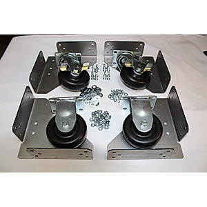Stanly 4pc - Boltless Rack Mobility Kit with Casters
