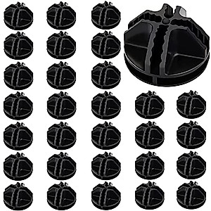HPWFHPLF 30 PCS Wire Cube Connectors, Plastic Corner Connectors for DIY Cube Storage Shelves Organizer Closet Wire Shelves, Connector Wire Grid Cube Organizer