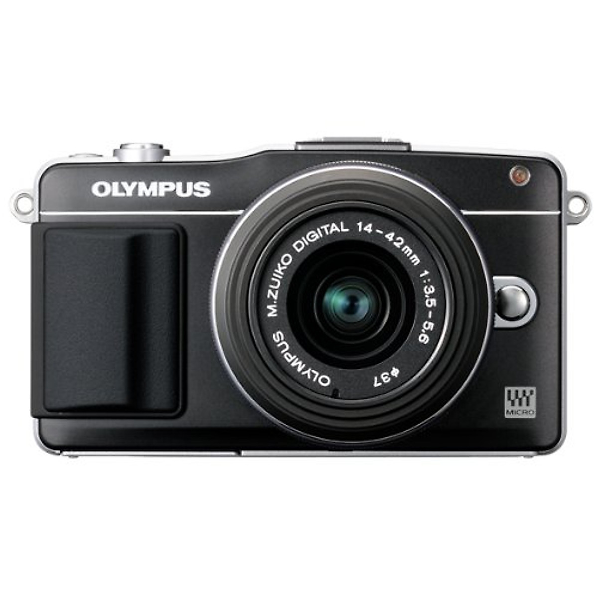 Olympus E-PM2 Mirrorless Digital Camera with 14-42mm Lens (Black) (Old Model)