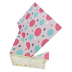 36 Pack All Occasion Assorted Blank Greeting Cards - 80's Retro Rainbow Designs - Blank Greeting Cards with Envelopes Included 4 x 6 Inches Thank You Cards, Birthday Cards, Graduations,Congratulations