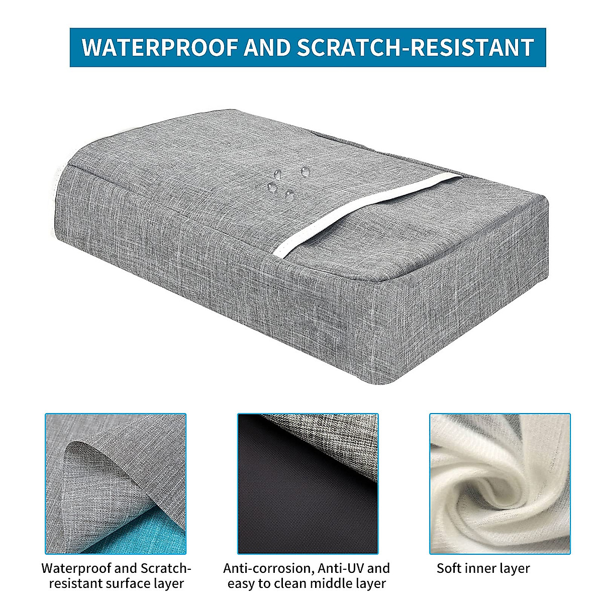 PS5 Dust Cover for Playstation 5 Console Disc Edition & Digital Edition Waterproof and Dust Protector