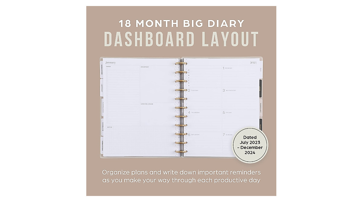 Happy Planner 2023 Daily Diary & Calendar - Stay Organized