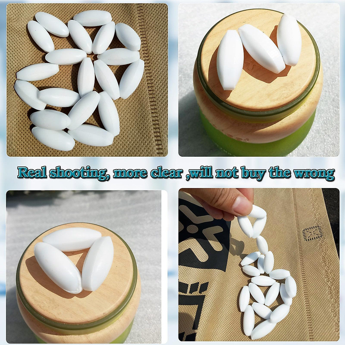 Magnetic Stirrer Stir Bar PTFE Magnetic Mixer Stir Bars (9x25mm, Olive Shape, 10pcs)