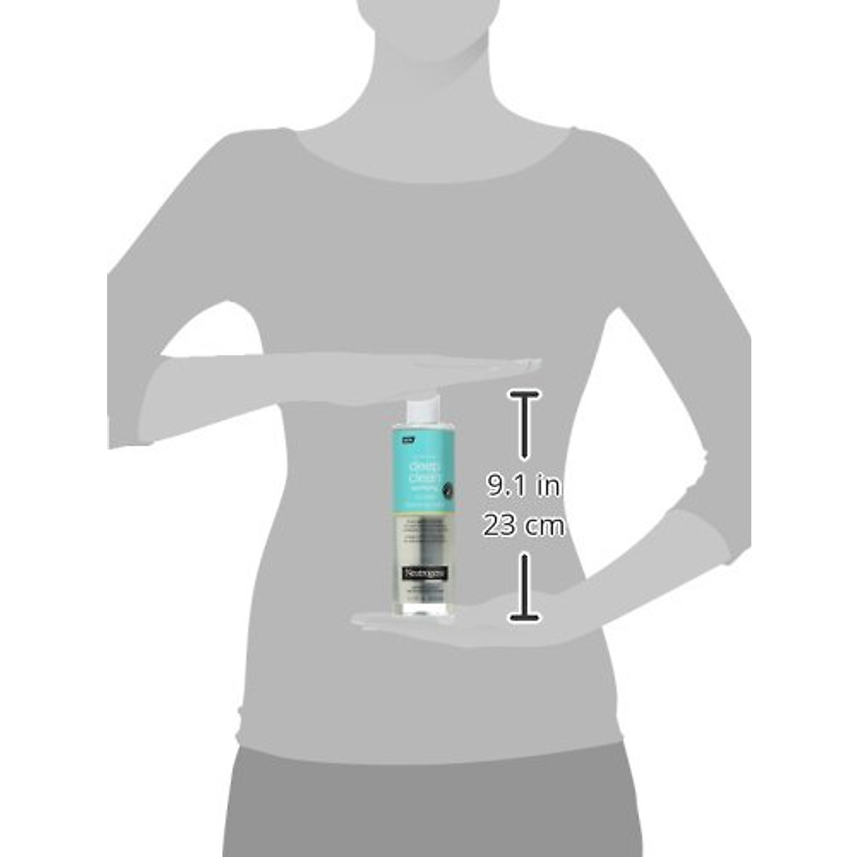 Neutrogena Deep Clean Gentle Purifying Micellar Water and Cleansing Water-Proof Makeup Remover, 11.3 fl. oz