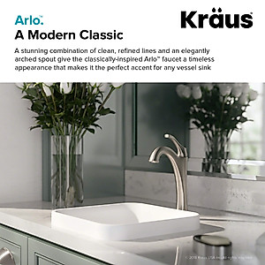 Kraus KVF-1200SFS Arlo Bathroom Faucet, Spot Free Stainless Steel