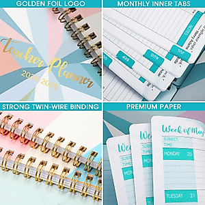 2024-2025 Teacher Planner - Teacher Lesson Planner 2024-2025, July 2024 - June 2025, 8" x 10", Weekly & Monthly Lesson Plan Book for Teachers