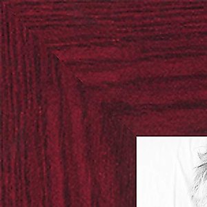 ArtToFrames 25x38 Inch Brown Picture Frame, This 2" Custom Poster Frame is Rich Mahogany Frame, for Your Art or Photos, 2WOMFRBW74039-25x38