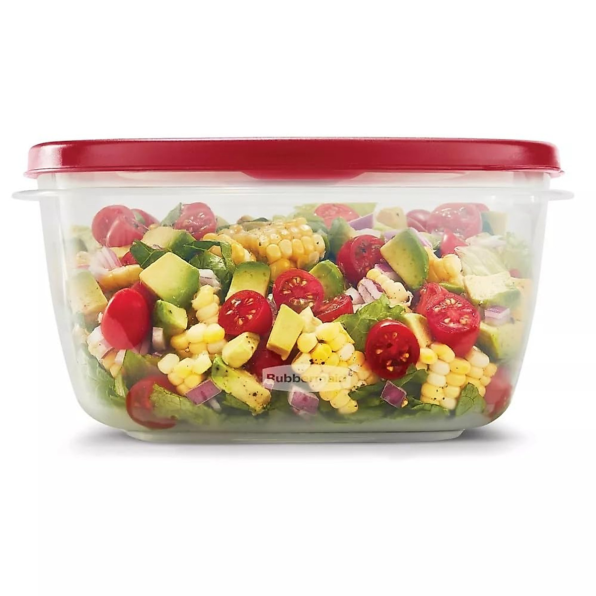 Rubbermaid Easy Find Lids Food Storage Container, 14 Cup, Red 2 Pack