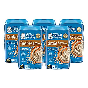 Gerber+Single+Grain+OATMEAL+CEREAL+16oz+(Pack+of+5)