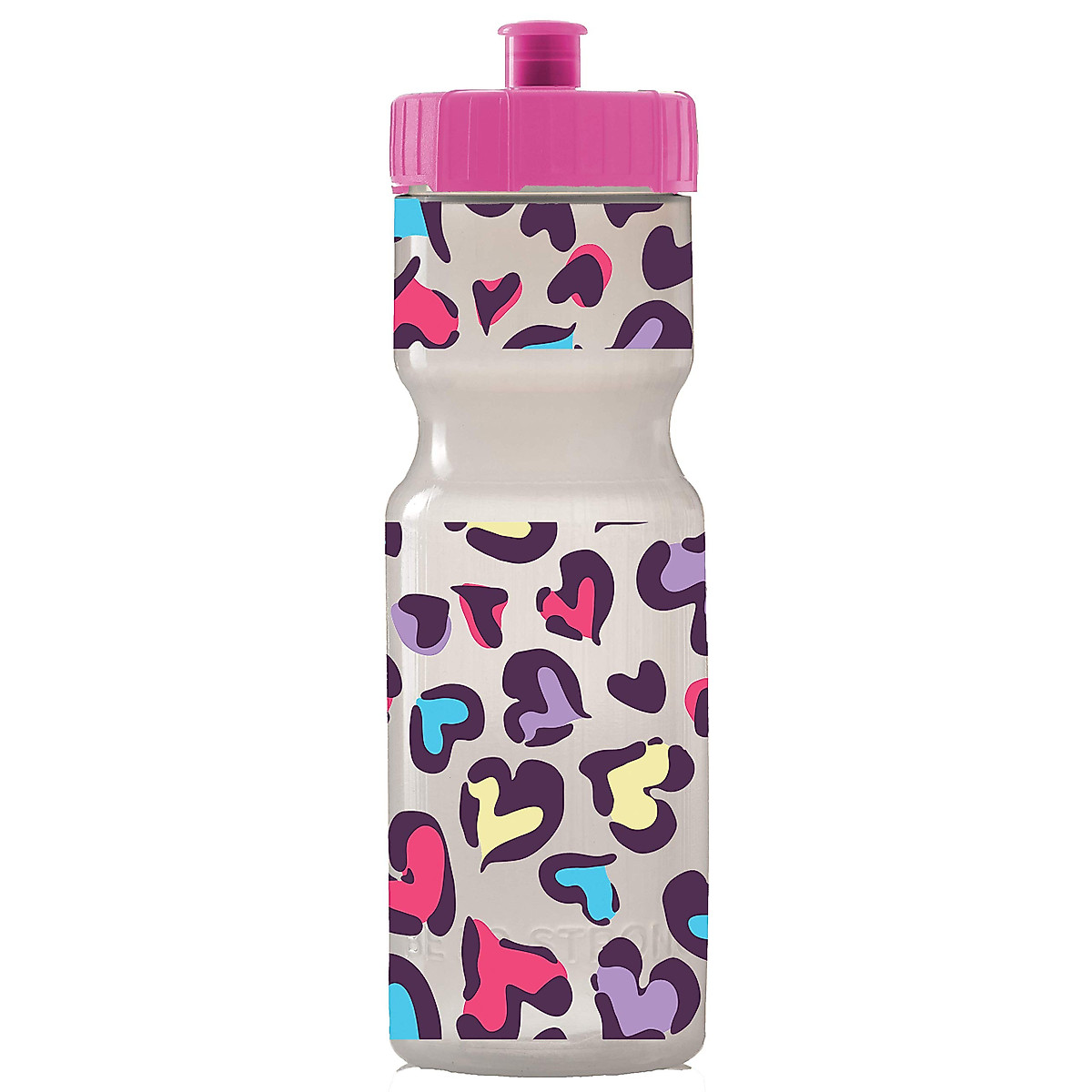 50 Strong 22oz Kids Sports Squeeze Water Bottle for Girls – BPA-Free with Pull Top Cap – Durable & Reusable for School, Sports & Everyday Use – Made in USA