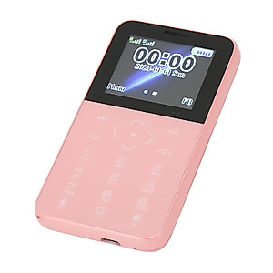 ciciglow Big Button Mobile Phone for Old, 1.8 Inch Screen, 1400MAh Battery, Dual SIM, 2G Network, No Games, Anti Fraud Calls, ABS Material, for Students Elderly (Roseate)