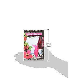 China Mist Iced Tea – Berry Hibiscus Herbal Tea Infusion – Refreshing and Delicious – Each Tea Bag Yields 1/2 Gallon – 4 bags.