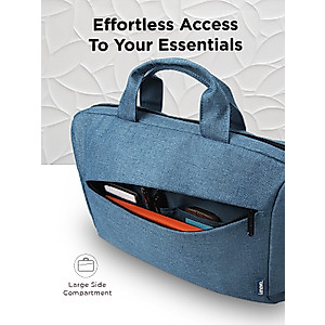 Lenovo Laptop Carrying Case T210, fits for 15.6-Inch Laptop and Tablet, Sleek Design, Durable and Water-Repellent Fabric, Business Casual or School, GX40Q17230 Casual Toploader - Blue