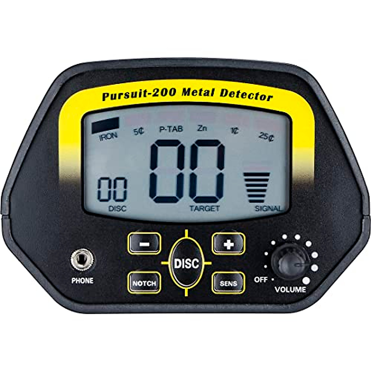 Barska Winbest Pursuit-200 Metal Detector Field Kit with LCD Display, Wand Detector, Headphone, Shovel, and Soft Case