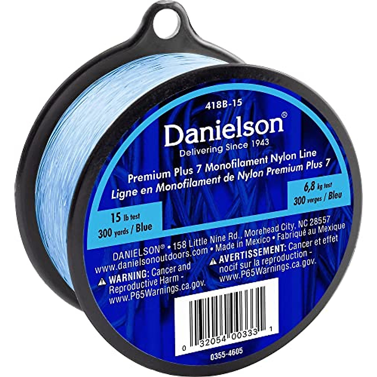 Danielson Plus 7 Mono 15 Lb Fishing Equipment