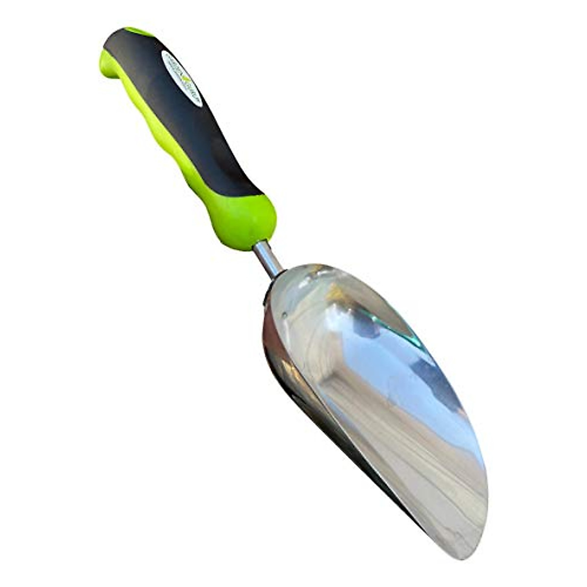 Garden Guru Super Strong Garden Scoop Trowel Shovel Transplanter - Stainless Steel - Rust Resistant - Ergonomic Grip - Perfect Hand Shovel for Gardening Transplanting and Digging