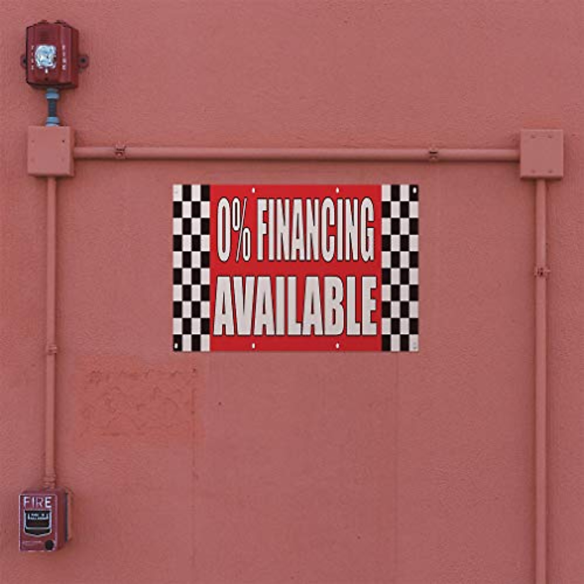 Decal Stickers Multiple Sizes 0% Financing Available Auto Body Shop Car A Industrial Vinyl Safety Sign Label Automotive 24x18Inches