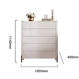 BYRCAL Chest of Drawers Drawer Cabinet Modern Minimalist Solid Wood Porch Cabinet Storage Cabinet Bedroom Drawer Cabinet Storage Cabinet Living Room Furniture for Home