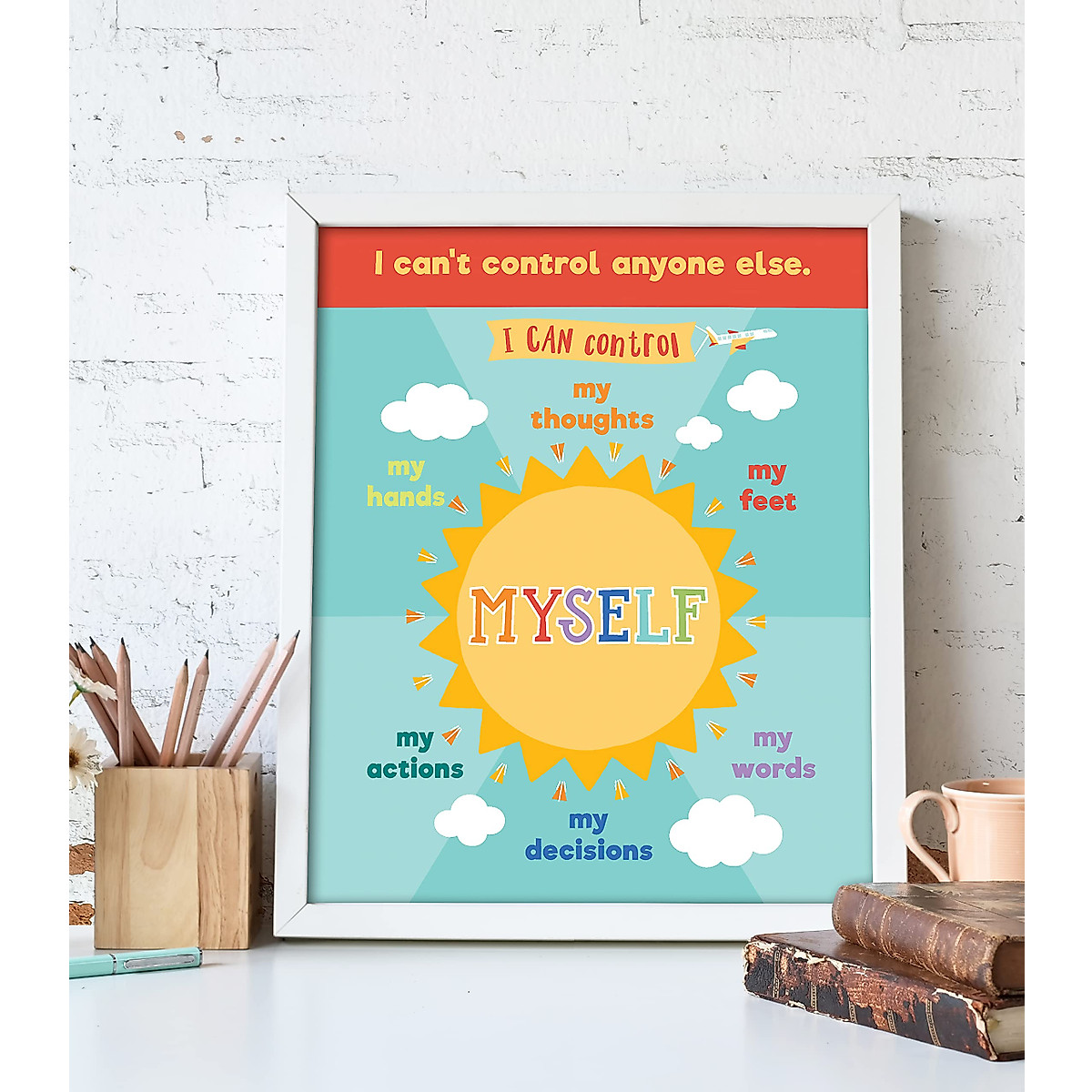 Carson Dellosa Calming Strategies Bulletin Board Set—Calming Strategies and Mood Charts for Social Emotional Learning, Homeschool or Classroom Decor (7 pc)