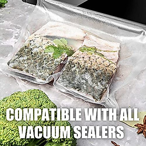 Ancsi's Shop Vacuum Sealer Bags 80"x20' (3 rolls) for Food Saver, Seal a Meal, Weston. Commercial Grade, BPA Free, Heavy Duty, Great for vac storage, Meal Prep or Sous Vide