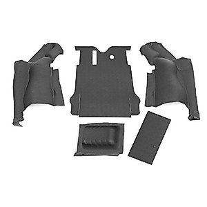 Bedrug - Jeep Bedtred | 2007 - 2010 Jeep Wrangler JK 2 Door, Cargo Liner w/ Tailgate & Tub Liner | Grey - 5 pc. | BTJK07R2