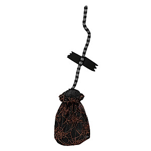 Dempiire Halloween Decorations Witch Broom,Witch Sound Dancing Brooms,Witches Moving Broomstick Secret Room Decoration,Scary Haunted House Decoration (Black)