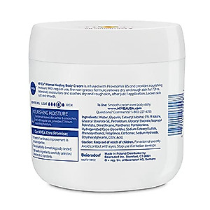 NIVEA Intense Healing Body Cream, Non-Greasy Daily Moisturizer for Dry Skin, Enriched with Provitamin B5, Moisturizes Up To 72 Hours, 13.5 Oz Jar