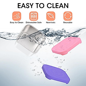 Haldane 4Pack Stainless Steel Snack Containers for Kids, Metal Food Storage Containers With Lid Snack Cups for Toddlers, Easy Open Stackable Small Lunch Box for Daycare School Travel (6oz)