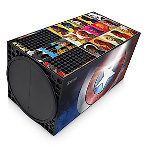 GNG Hero Shield Skins Compatible with Xbox Series X Console Decal Vinal Sticker + 2 Controller Set