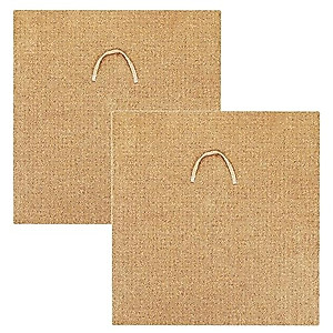 4 Pieces Worm Blanket Worm Bin Blanket 2 X 2 Ft Worms Blanket for Composting Jute Fibre for Compost Bin Keeps Worms Dark Moist Warm Outdoor Garden Compost Bin Worm Farm Compost Factory