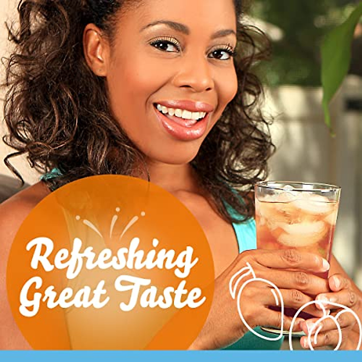 Crystal Light Sugar-Free Peach Mango Green Tea Naturally Flavored Powdered Drink Mix 60 Count Pitcher Packets