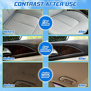 Ballindun Foam Cleaner For Car, 2 Pcs High Effective All Purpose Cleaner, Powerful Car Magic and House, Multipurpose Spray Carpet, Upholstery, Fabric Washing (2 pack 100ML)