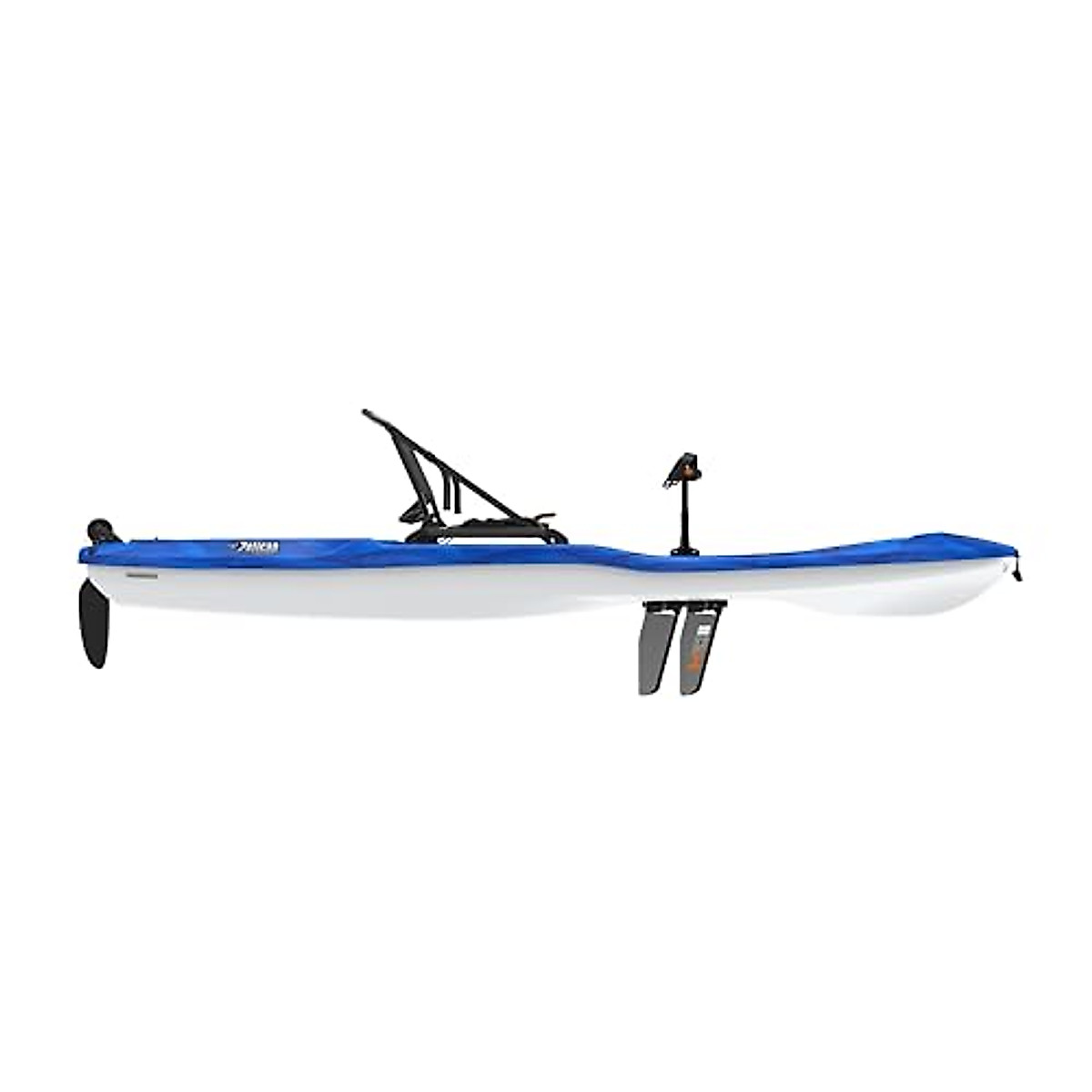 Pelican - Getaway 110 HDII Recreational Kayak- Sit-on-Top - Lightweight and Stable one Person Kayak Vapor Deep Blue-White- 11 ft
