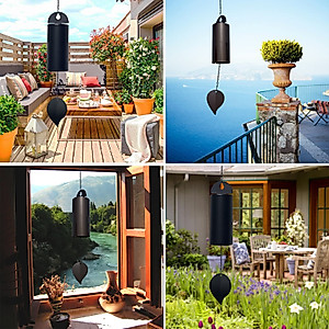 Deep Resonance Serenity Bell Large Wind Chimes for Outside Deep Tone Garden Bells Wind Chimes 528 Hz Low Pitch Wind Bell 30 inch (Large)