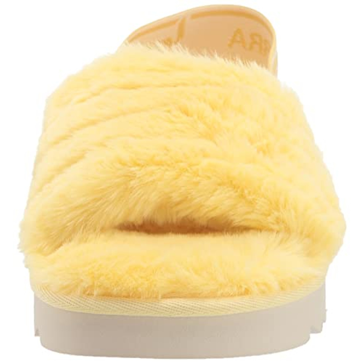 Koolaburra by UGG Unisex-Child K FUZZ'N Sandal, Pale Banana, 2 Little Kid