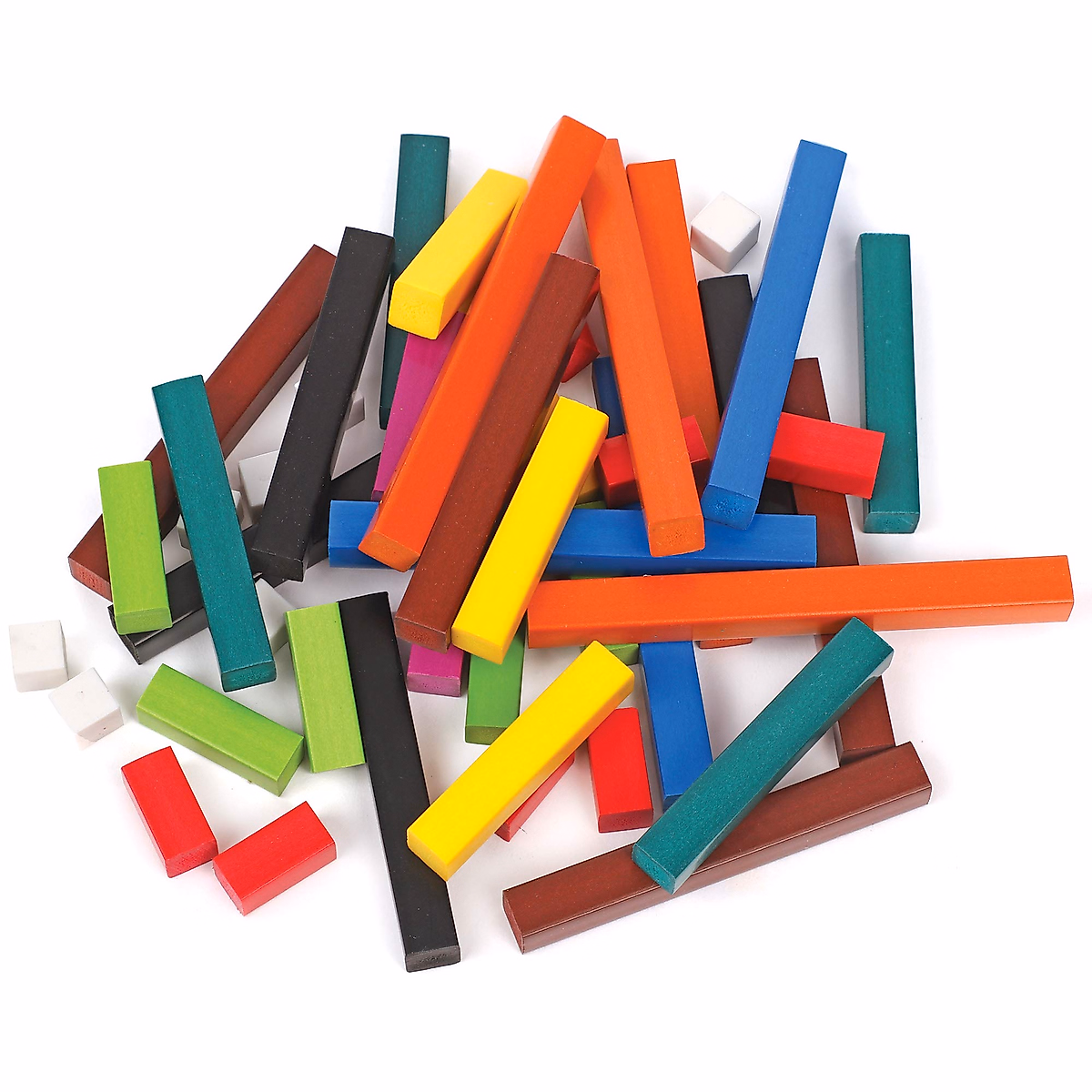 Learning Resources Cuisenaire Rods Multipak Wooden Rods, Six Sets of 74