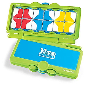 hand2mind VersaTiles Reading Practice Take Along Set for Fourth Grade, Self-Check Workbook, Homeschooling Games, Case Included, Homeschool Curriculum, 4th Grade Reading Workbooks, Homeshool Supplies