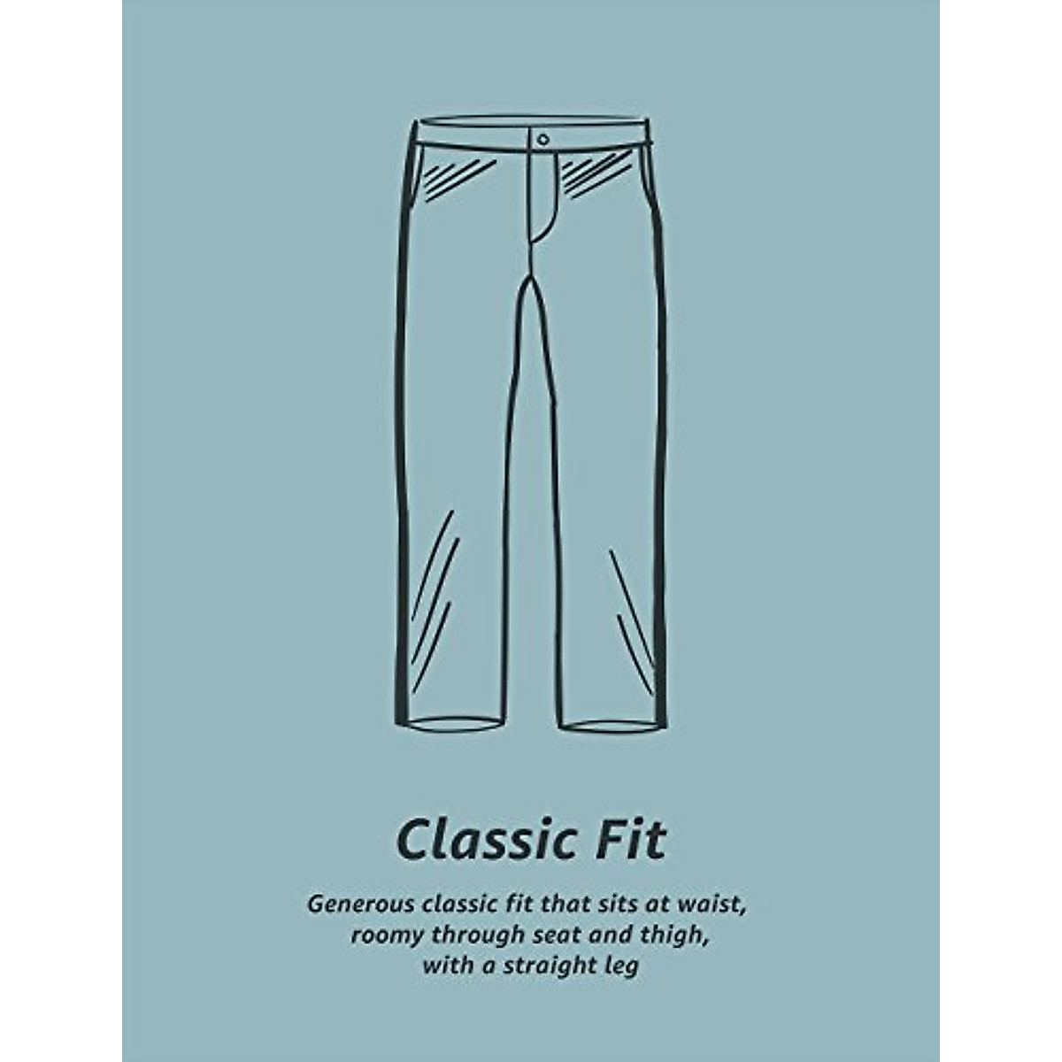 Amazon Essentials Men's Classic-Fit Wrinkle-Resistant Flat-Front Chino Pant (Available in Big & Tall), Black, 30W x 28L
