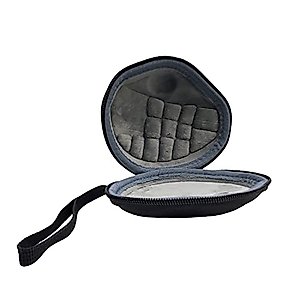 Vexko Mouse Travel Case Compatible with Logitech Ergo M575 Wireless Trackball Computer Mouse - Case Only (Black/Gray)