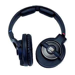 KRK KNS 8400 On-Ear Closed Back Circumaural Studio Monitor Headphones with Volume Control