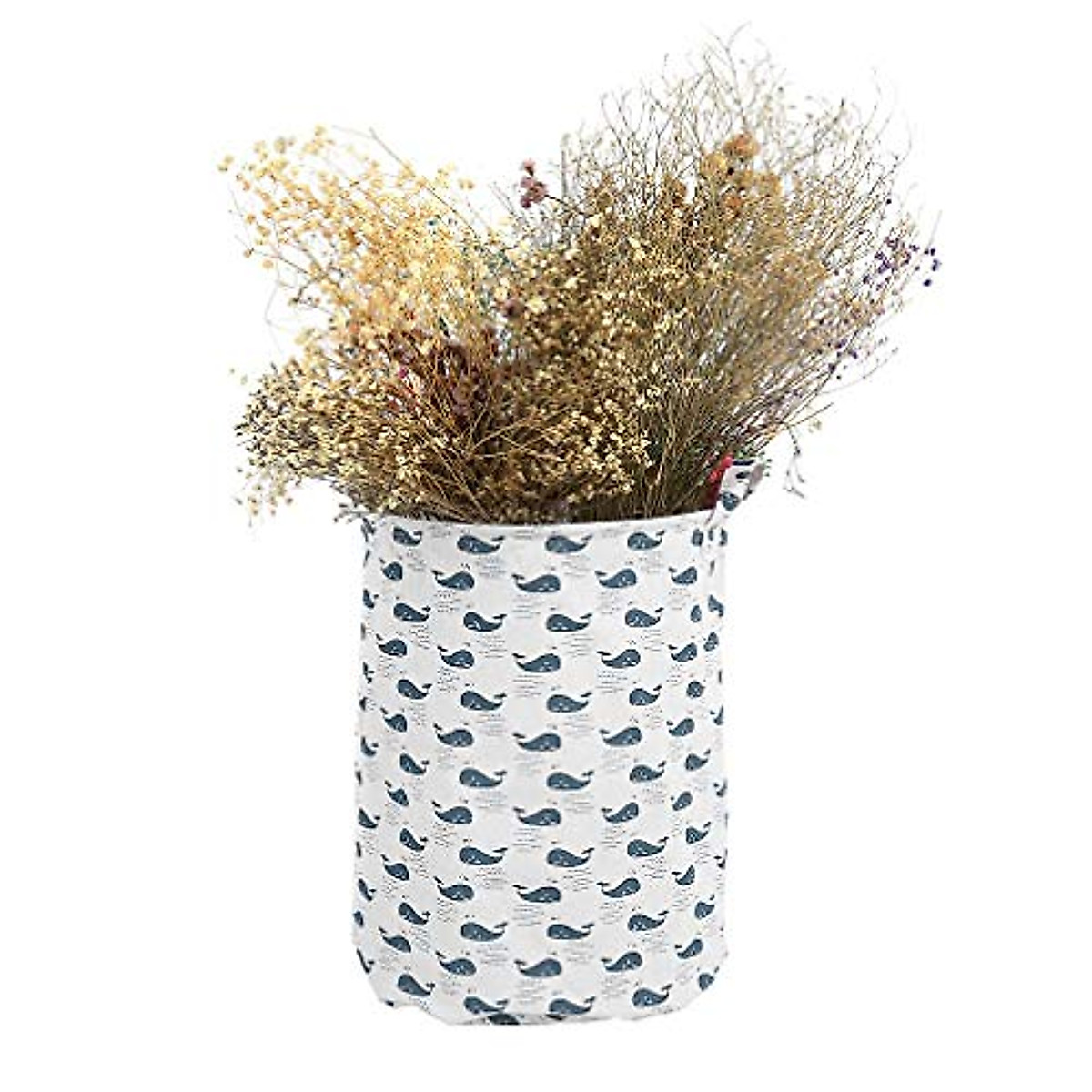 Baynne Linen Laundry Basket, Laundry Storage Bin Washing Basket with Handles Collapsible Laundry Storage Container Dirty Clothes Sorter Organization Bin