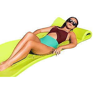 Pool Mate Large Foam Mattress Swimming Pool Float, Lime