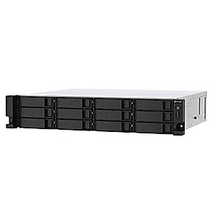 QNAP TS-1253DU-RP 12 Bay Rackmount NAS with Two 2.5GbE Ports, Redundant PSU