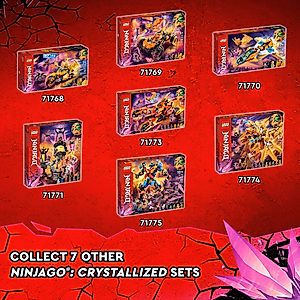 LEGO NINJAGO The Crystal King Set, 71772 Battle Toy for Kids with Posable Centaur Action Figure and Lloyd Minifigure