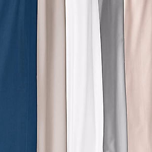 Amazon Aware 100% Organic Cotton 300 Thread Count Duvet Cover Set - Light Gray, Full/Queen