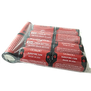 Surefire SF123A 3-Volt Lithium Batteries (10 pack)