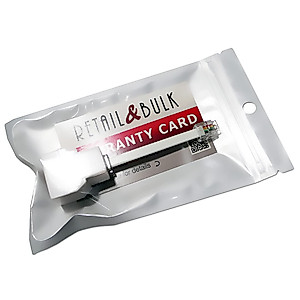 RetailAndBulk Phone Jack Splitter for Landline Telephone RJ11 6P4C 2 Way Adapter (1 Splitter + 3 Inch Cable)