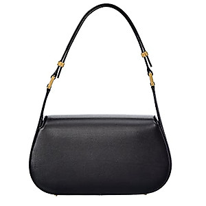 Valentino Vlogo Chain Leather Shoulder Bag, Black