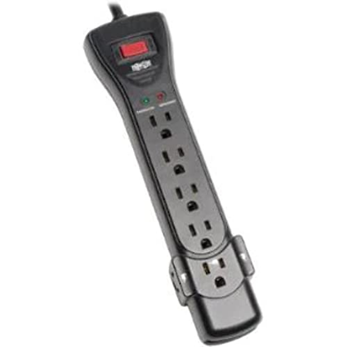 Tripp Lite Protect It! Surge Protector, 7 AC Outlets, 7 ft Cord, 2,160 J, Black